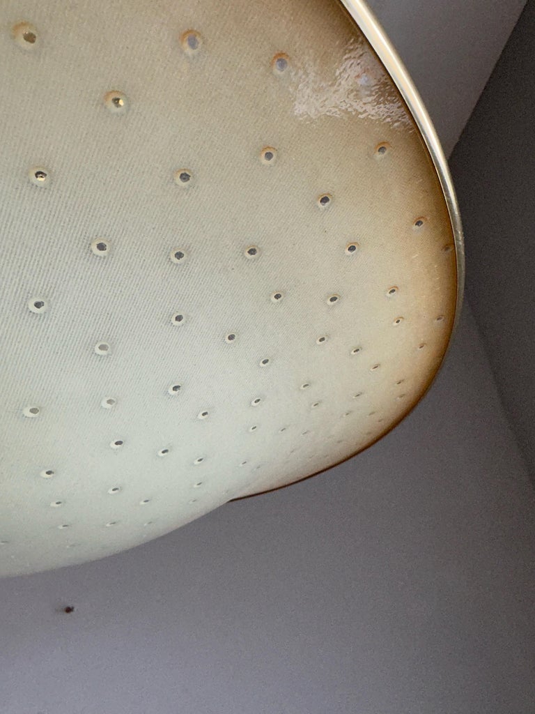 Mint Condition Circular Art Glass, Holes Pattern Mid-Century Modern ...