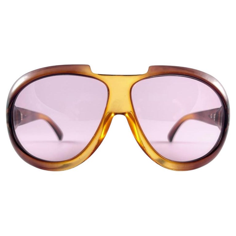 Mint Vintage Playboy Optyl Ombre Amber Oversized Optyl Sunglasses For ...