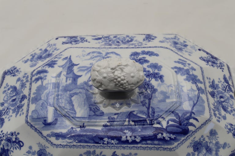 Minton Chinese Marine Soup Tureen with under Dish and Ladle For Sale at ...