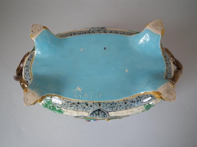 Minton Majolica Game Pie Dish with Gun Dog at 1stDibs