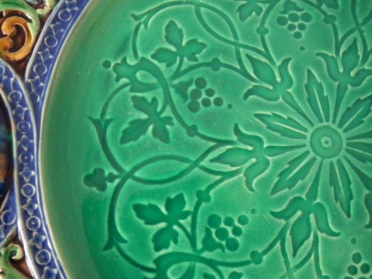 Minton Majolica Palissy Ware Plate For Sale at 1stDibs | majolica ...