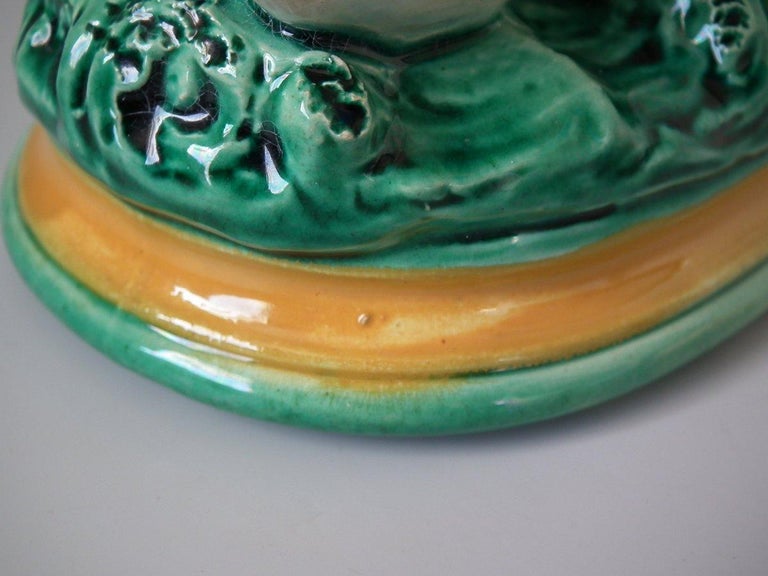 Minton Majolica Triton and Shell Serving Dish For Sale at 1stDibs