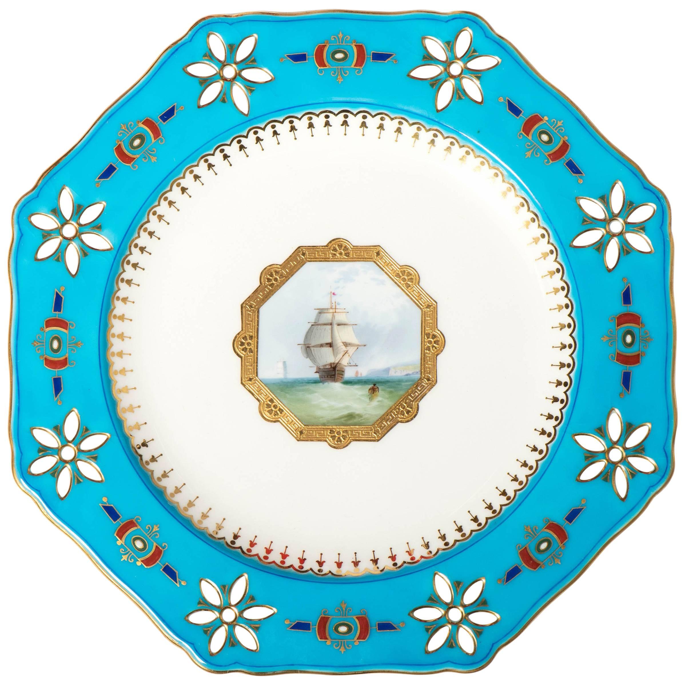 Minton Plate Design Attributed to Sir Christopher Dresser, England ...