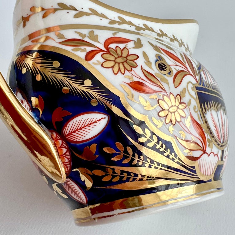 Minton Porcelain Creamer Milk Jug, Neoclassical Imari, Regency, ca 1810 ...