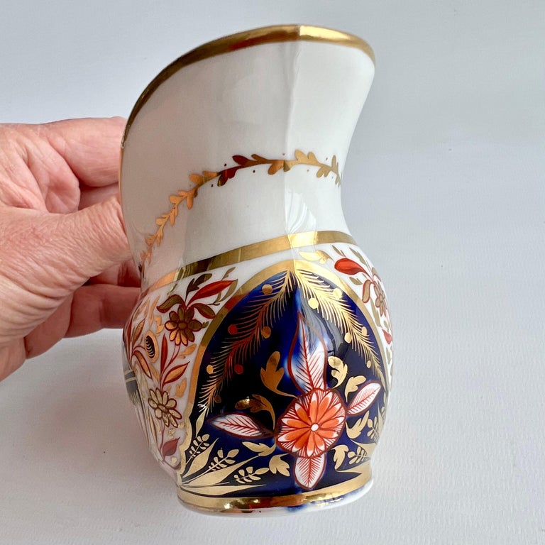 Minton Porcelain Creamer Milk Jug, Neoclassical Imari, Regency, ca 1810 ...