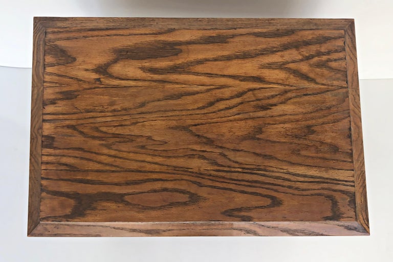 Minton Spidell Los Angeles Carved Trunk on Stand For Sale at 1stDibs