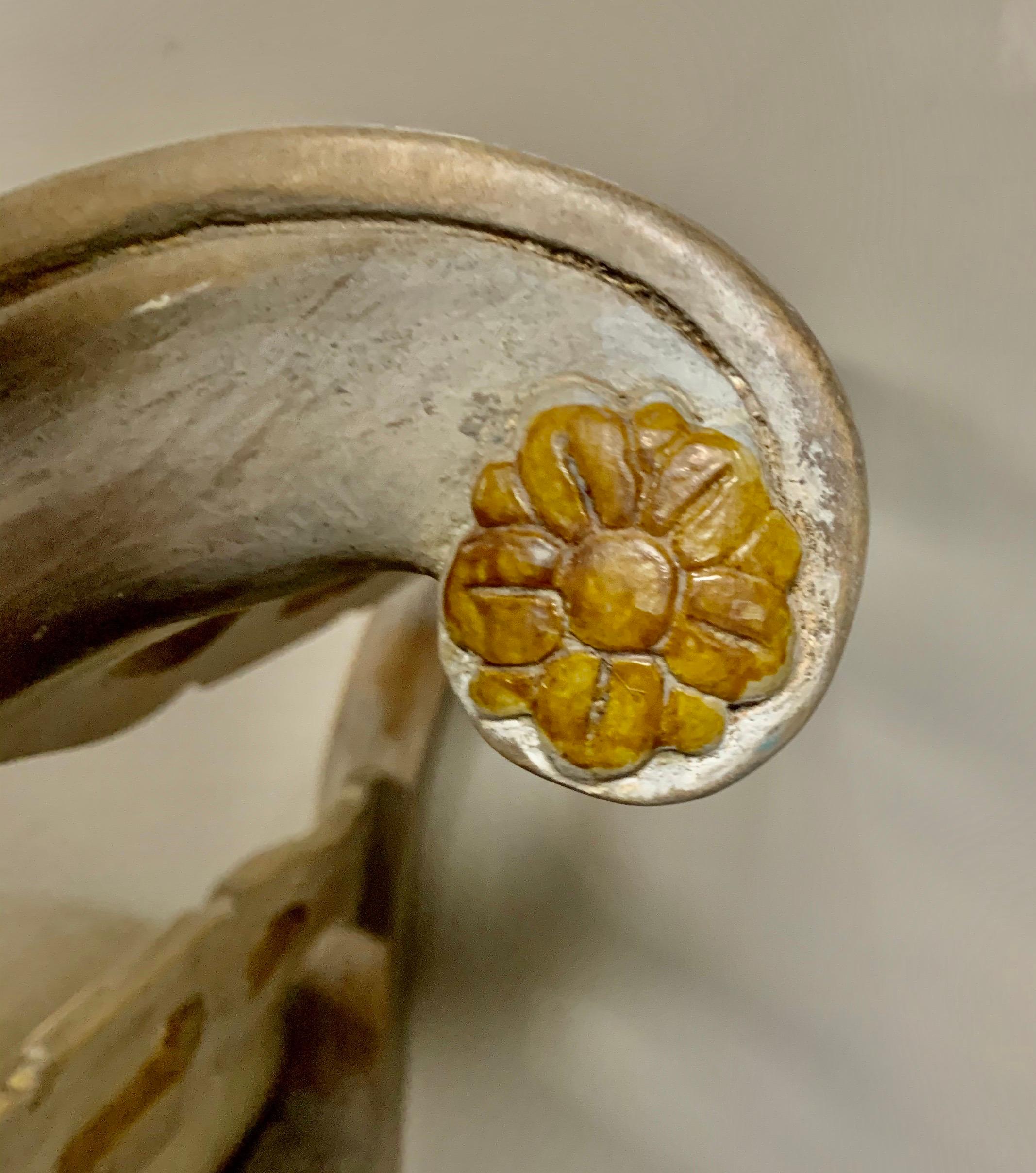 Minton-Spidell Painted Bench with Belgium Linen Upholstery at 1stDibs ...