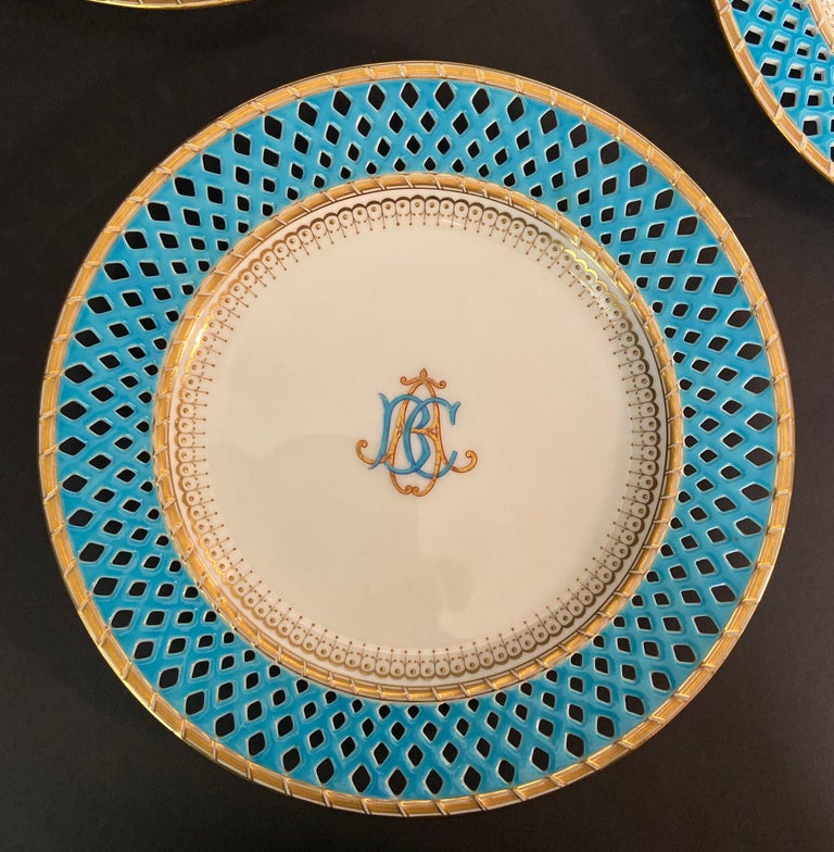 Mintons Presentation Plates for Thomas Goode and Co., Set of 10 at 1stDibs