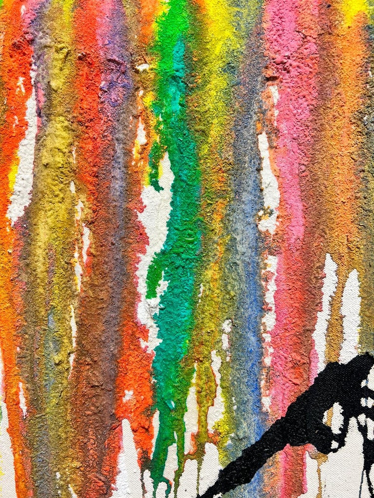 Minty Ramsey - Colourful Abstract Acrylic Painting Contemporary British ...