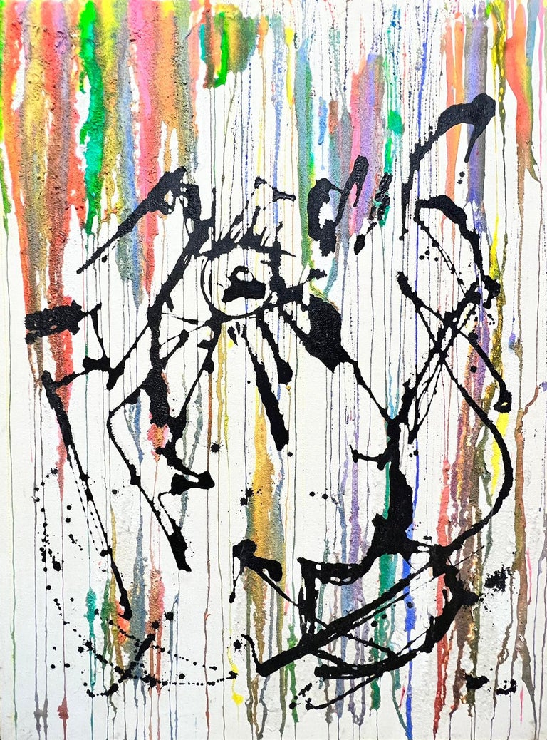 Minty Ramsey - Colourful Abstract Acrylic Painting Contemporary British ...