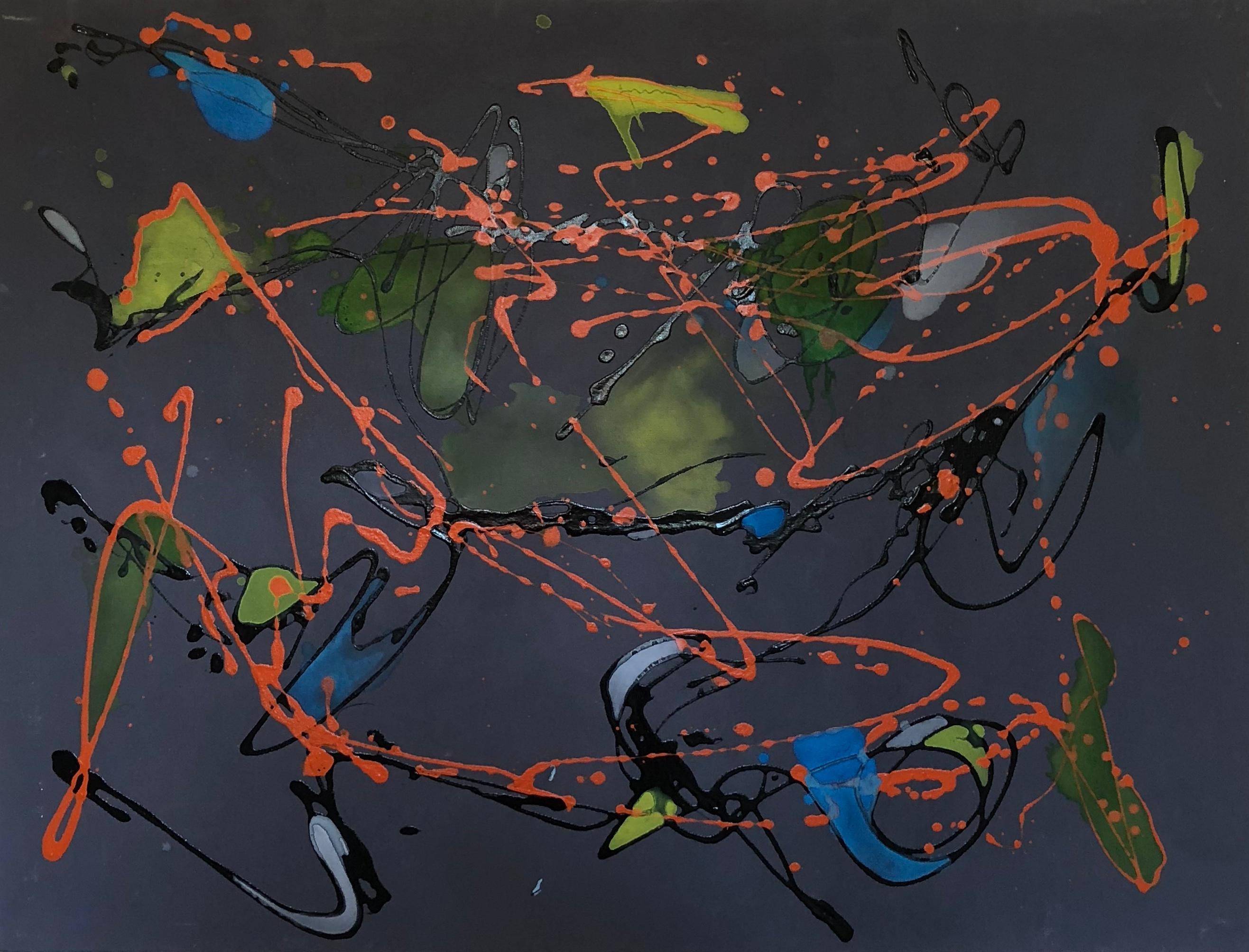 Minty Ramsey - Stunning Large British Abstract Painting For Sale at 1stDibs