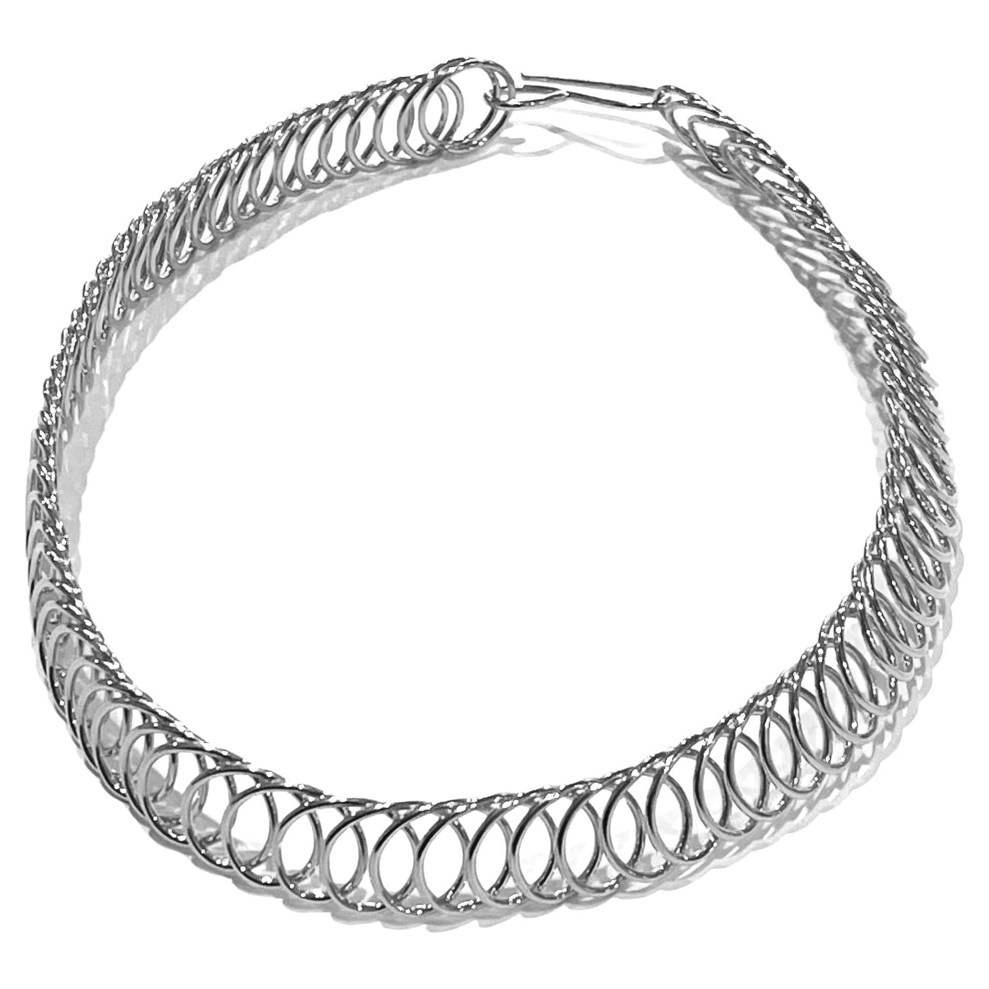 Vintage Weiss Rhinestone Chocker Necklace and Climber Earrings at ...