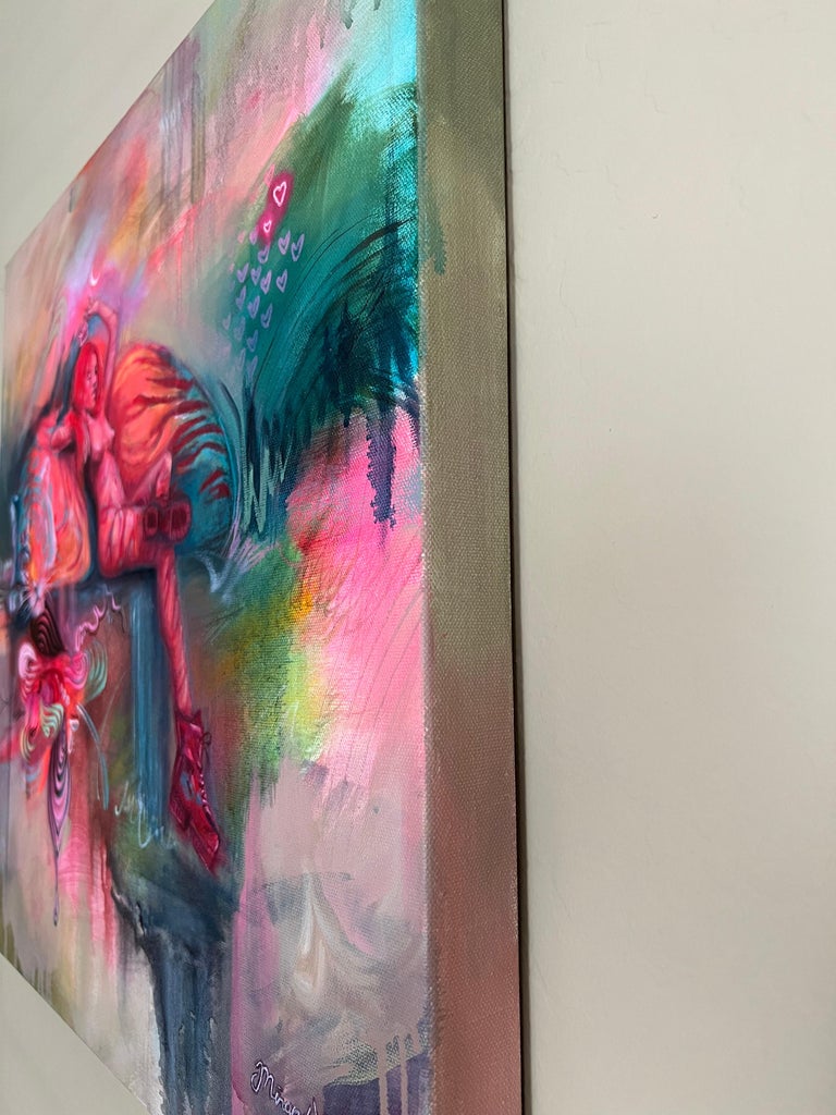 Miranda Gamel - These Boots, Oil Painting For Sale at 1stDibs