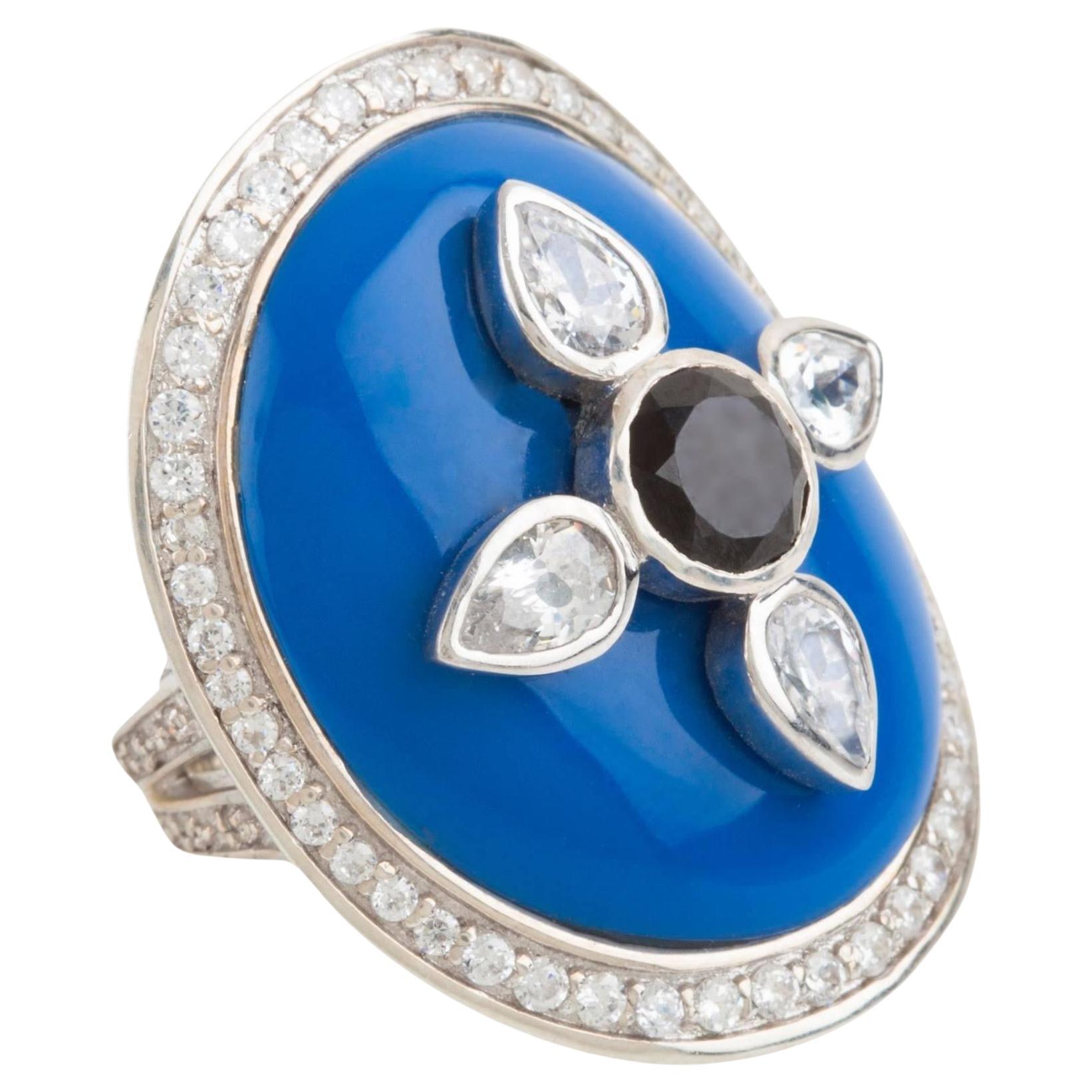 Multi-Color Precious and Semi Precious Ring This item is on sale for ...