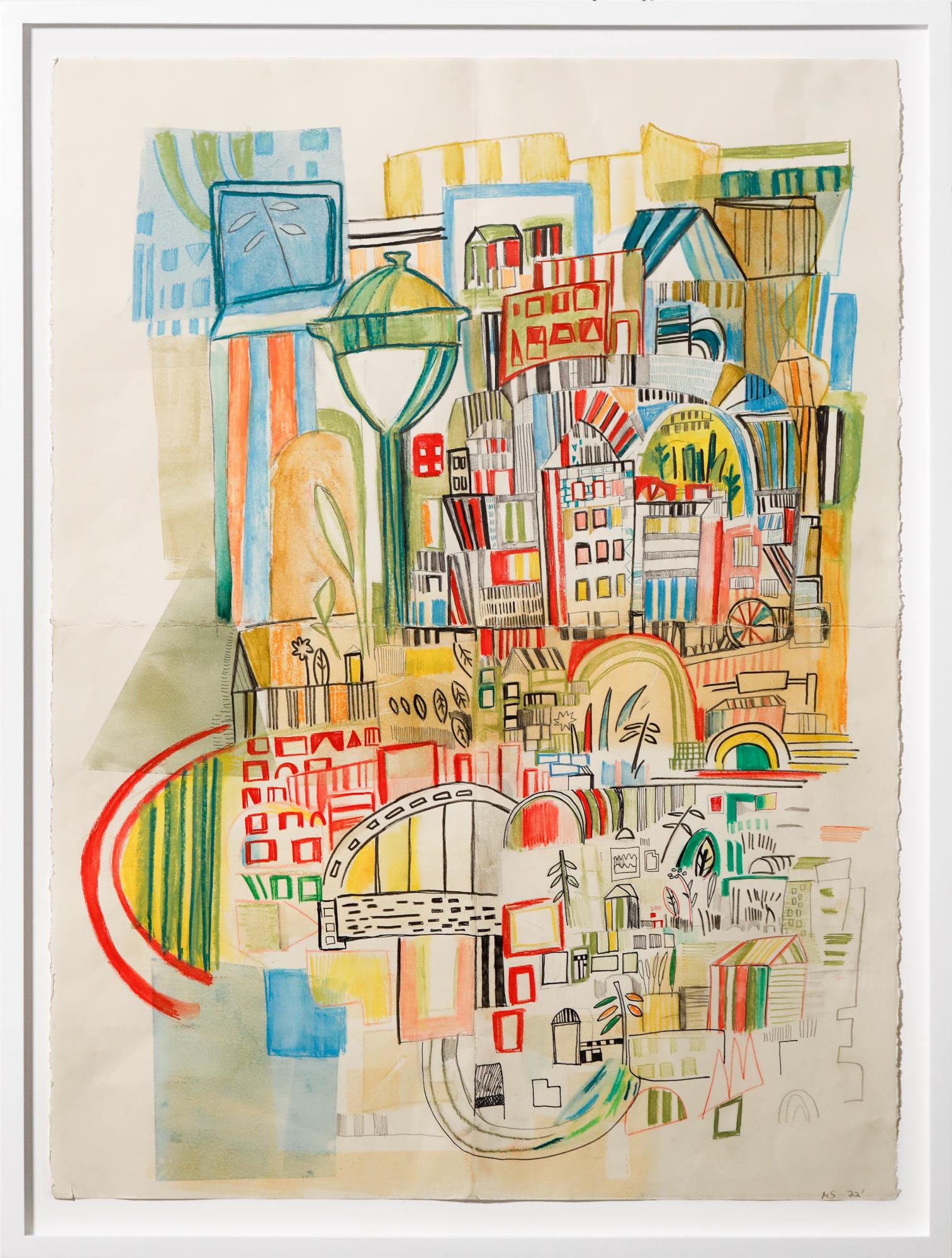 Miriam Singer - radiotower (original) For Sale at 1stDibs