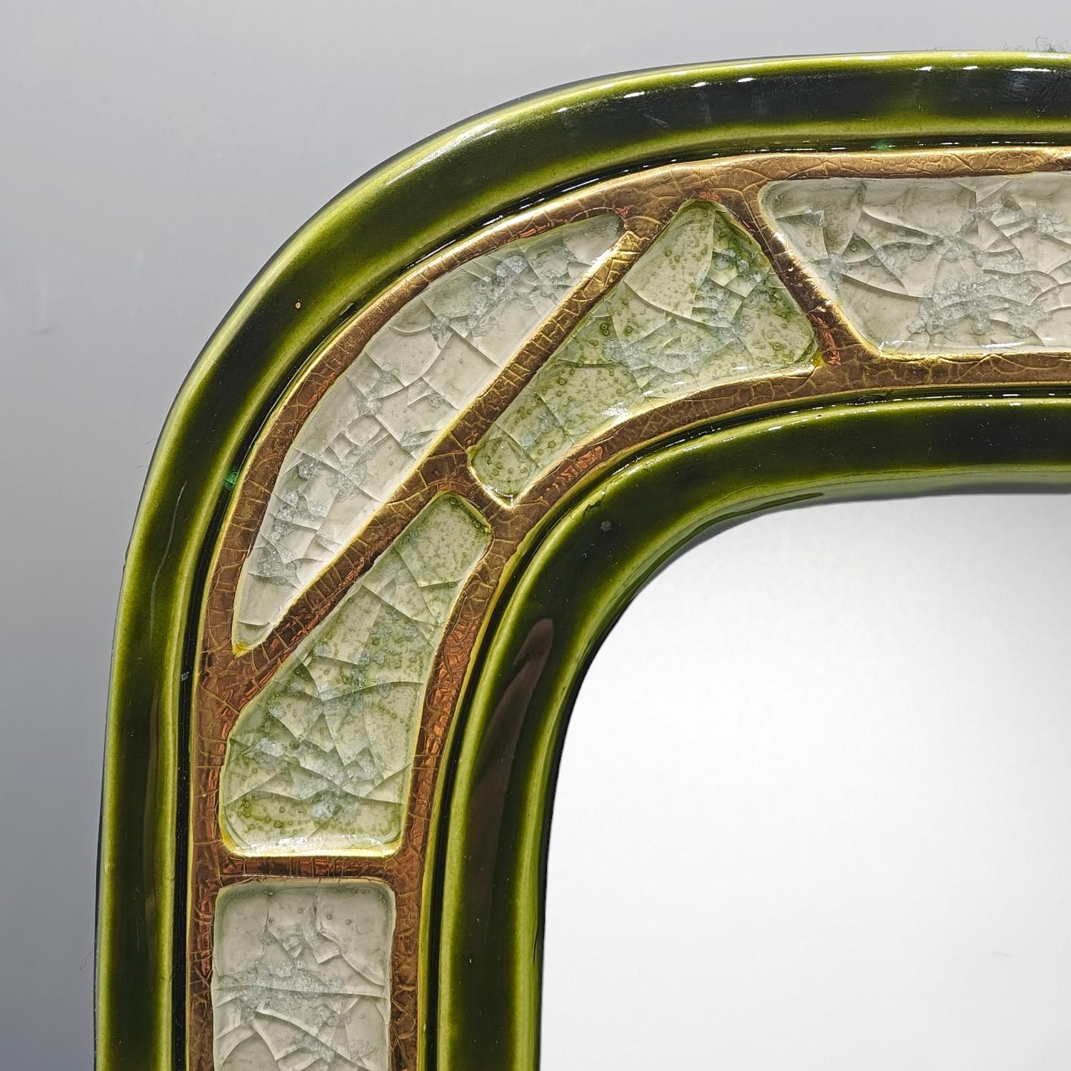 Miroir en céramique Bornéo de Mithé Espelt, model of 1957 For Sale at ...