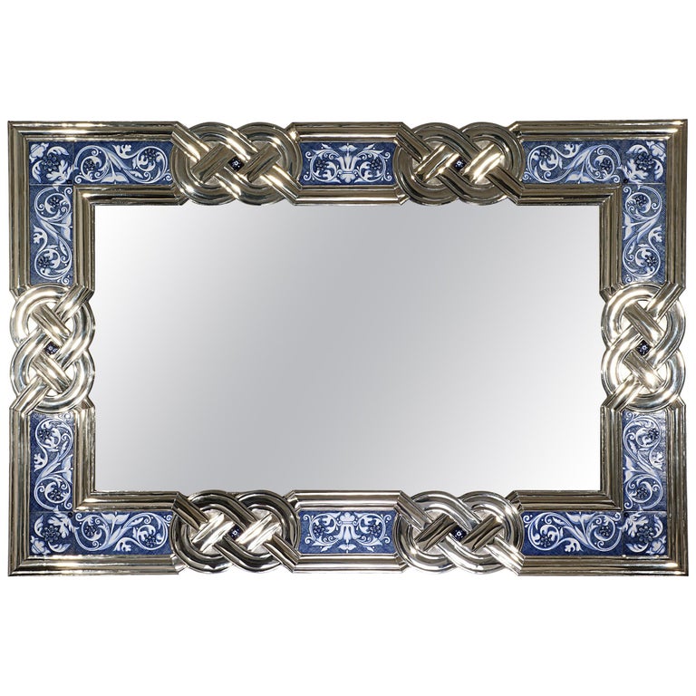 Mirror Frame, German Silver 'Also Called Alpaca or White Metal' and ...