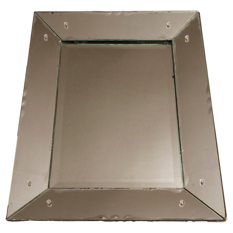 Mirror French Scallop Bevelled Canted For Sale at 1stDibs