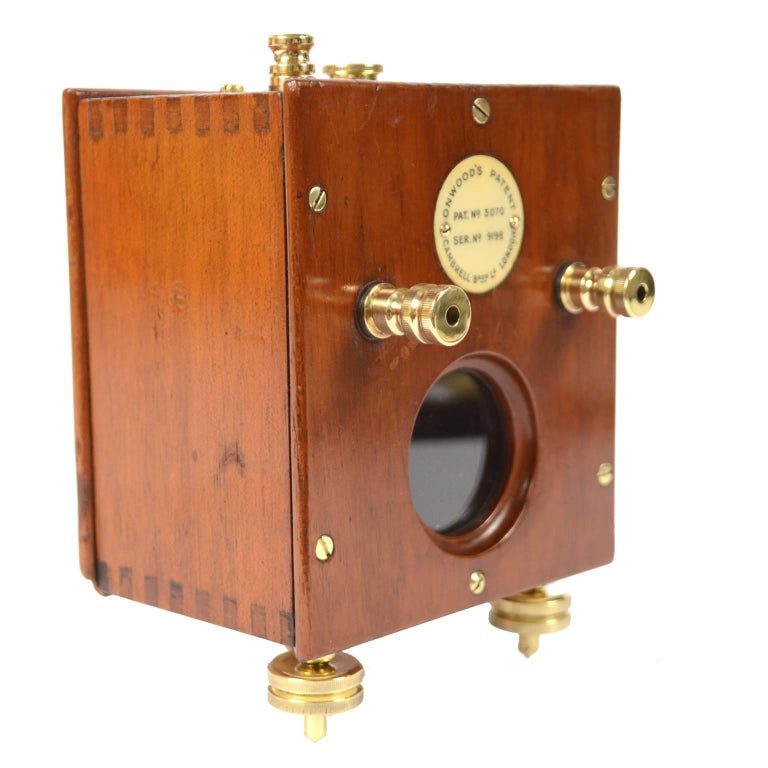 Mirror Galvanometer Made of Wooden Oak at 1stDibs
