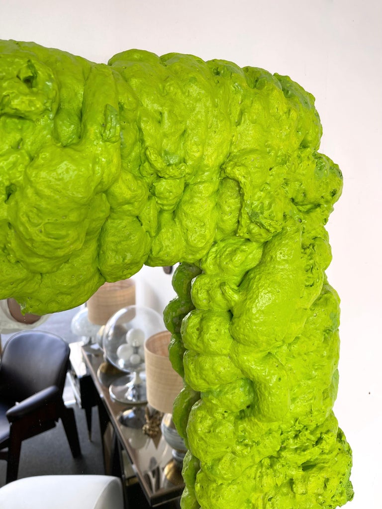 Mirror Green Expensive Foam, Italy, 1990s For Sale at 1stDibs
