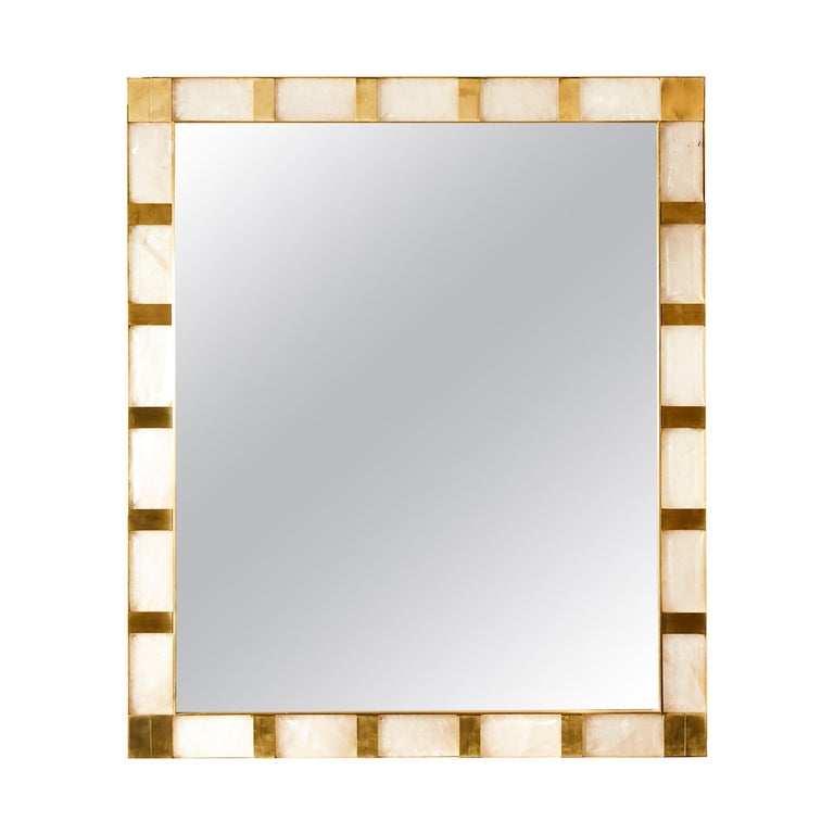 Mirror in Rock Crystal by Studio Glustin For Sale at 1stDibs