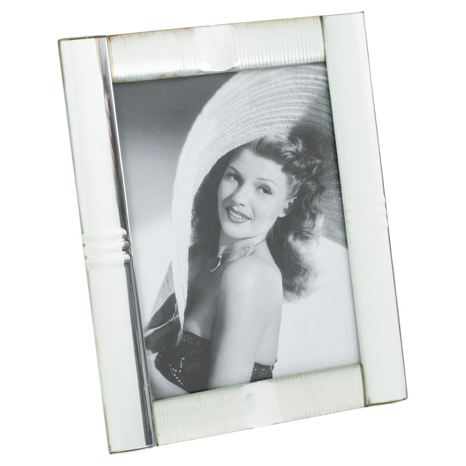 Mirror Picture Photo Frame, France 1940s at 1stDibs | 1940s photo frame