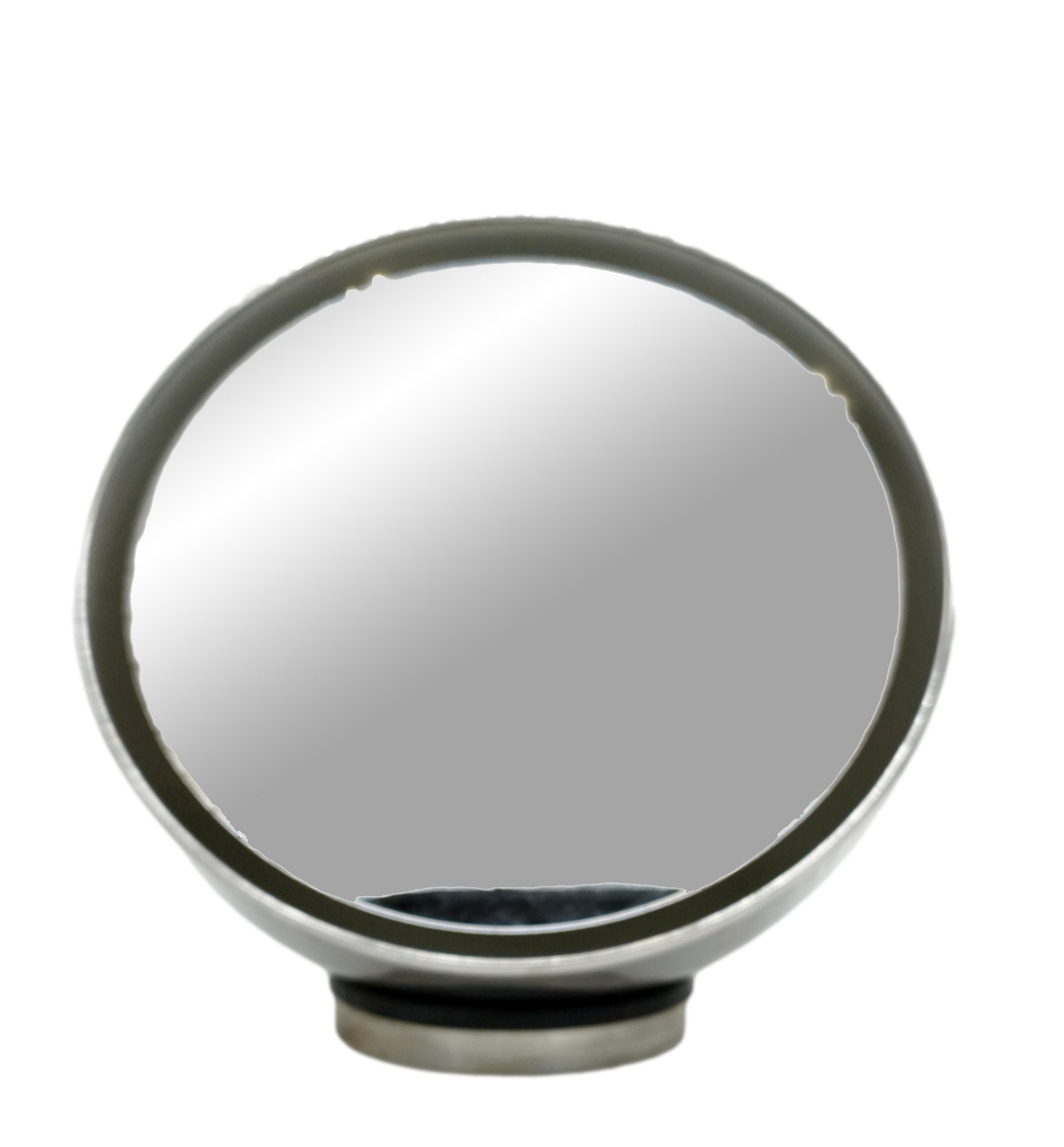 Mirror Spherical Table Lamp, Italy, 1970s For Sale at 1stDibs