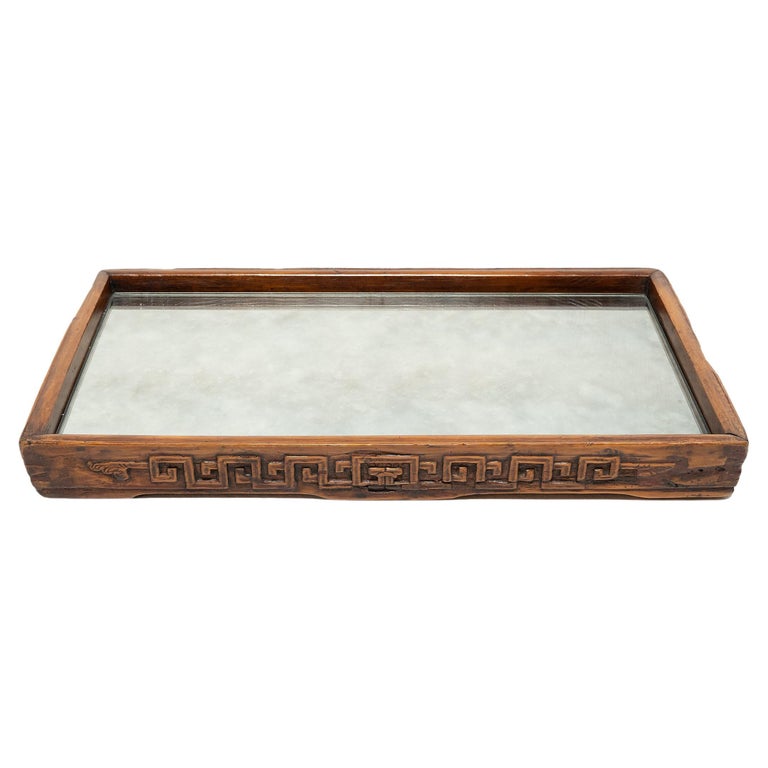 Mirrored Chinese Tea Tray, c. 1850 For Sale at 1stDibs