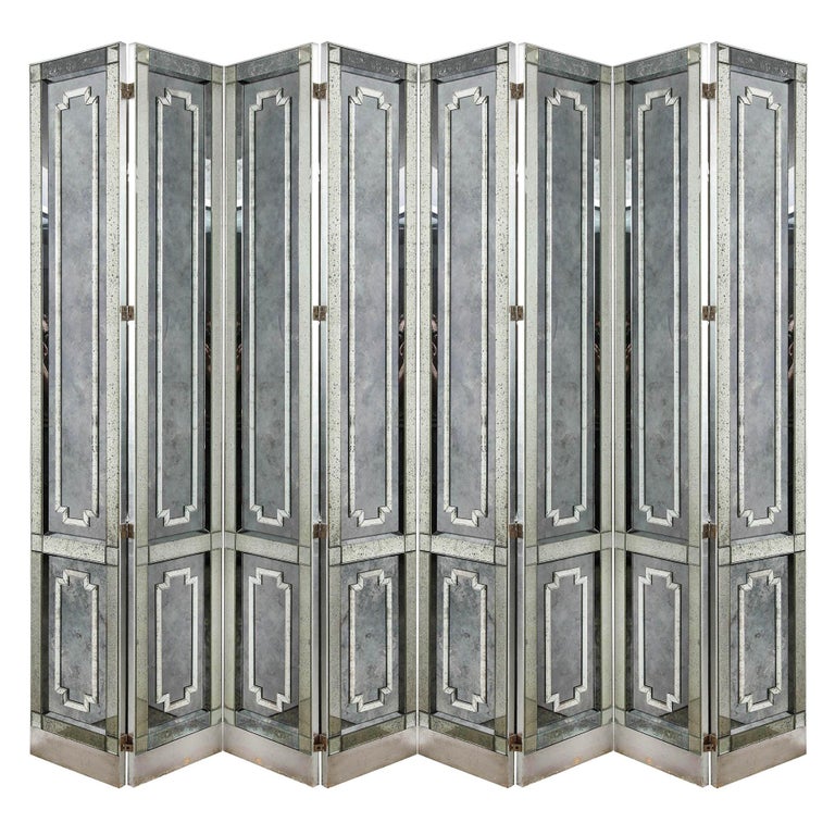 Mirrored Screen For Sale at 1stDibs