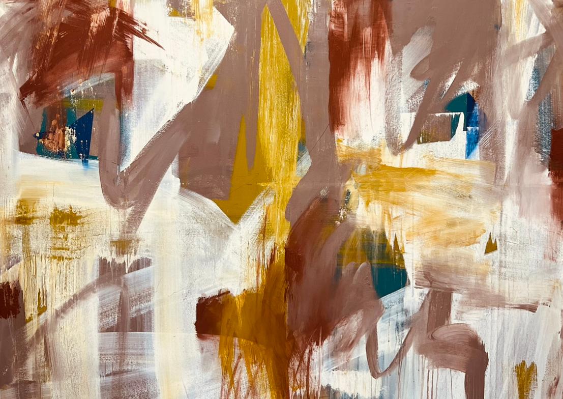 Mirtha Moreno - Large Oil Painting Titled “AbEx 205” For Sale at 1stDibs