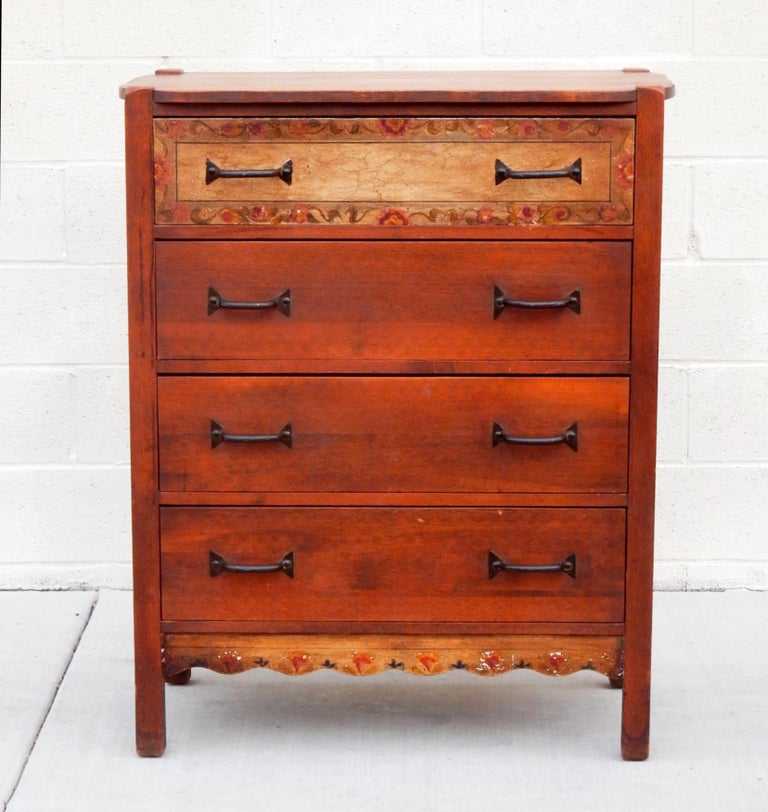 Mission Arts and Crafts Era Monterey Furniture Tall Dresser at 1stDibs ...