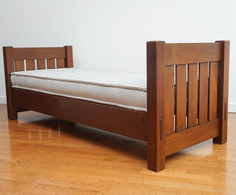 Mission Daybed with Custom French Mattress For Sale at 1stDibs
