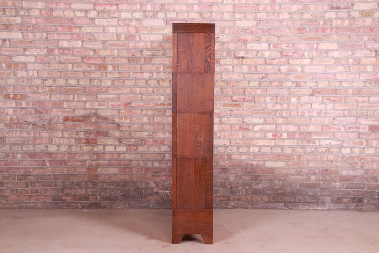 Mission Oak Arts and Crafts Four-Stack Barrister Bookcase by Weis ...