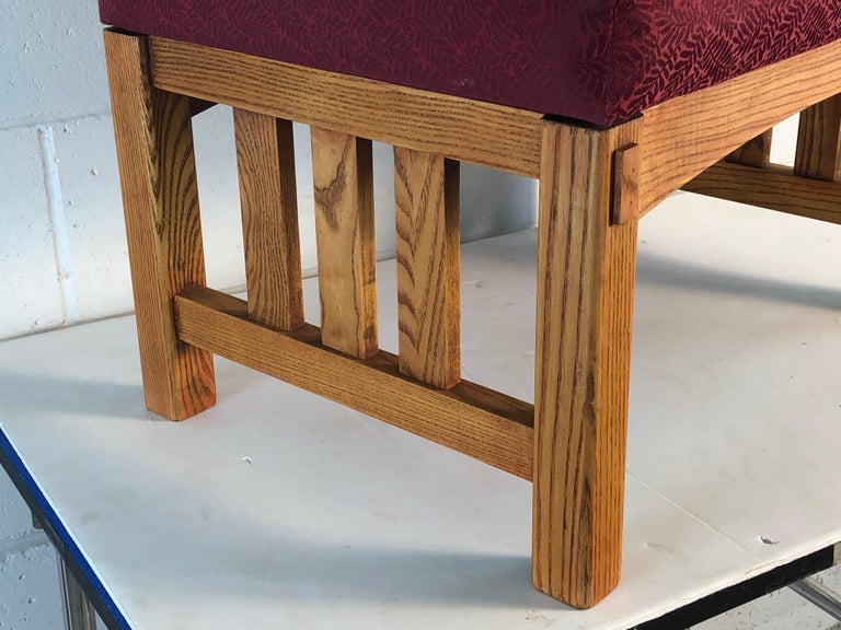 Mission Oak Rectangular Foot Stool For Sale at 1stDibs