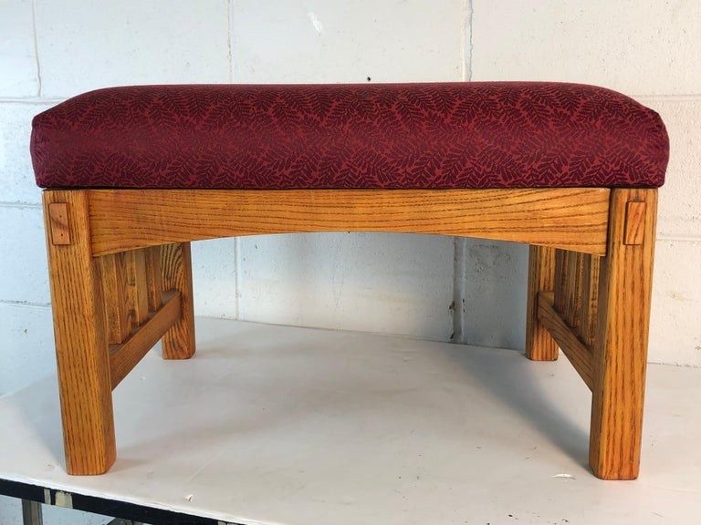 Mission Oak Rectangular Foot Stool For Sale at 1stDibs