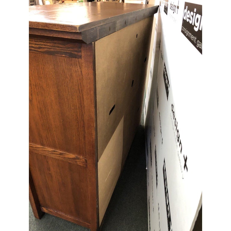 Mission Style Drop Front Secretary For Sale at 1stDibs