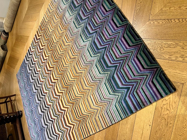 Missoni "Art Collection" Carpet in Geometrical Design For Sale at 1stDibs