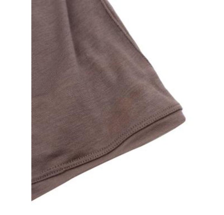 Missoni Brown Lightweight Mock Neck Top For Sale at 1stDibs