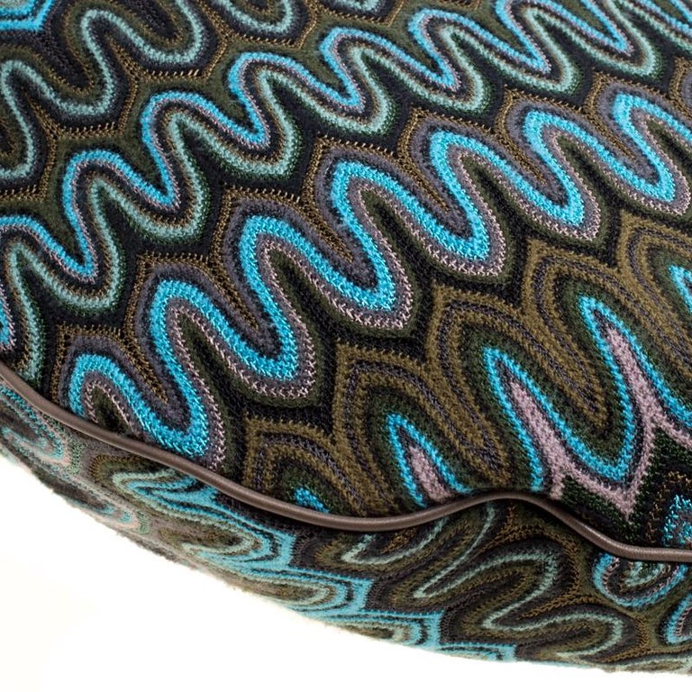 Missoni Green/Multicolor Fabric Weave Hobo For Sale at 1stDibs