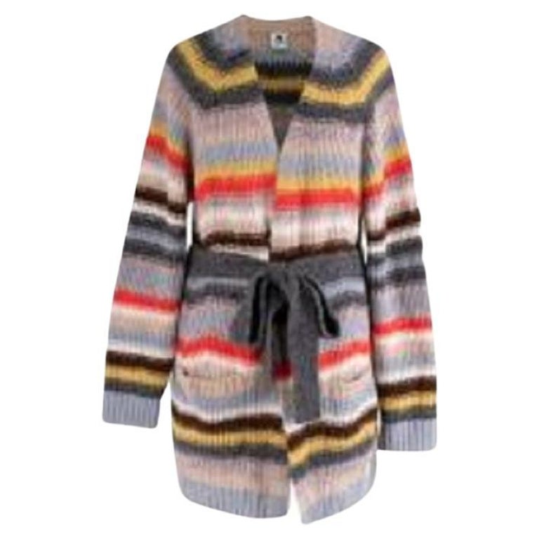 Missoni M Collection Alpaca Stripe Cardigan For Sale at 1stDibs