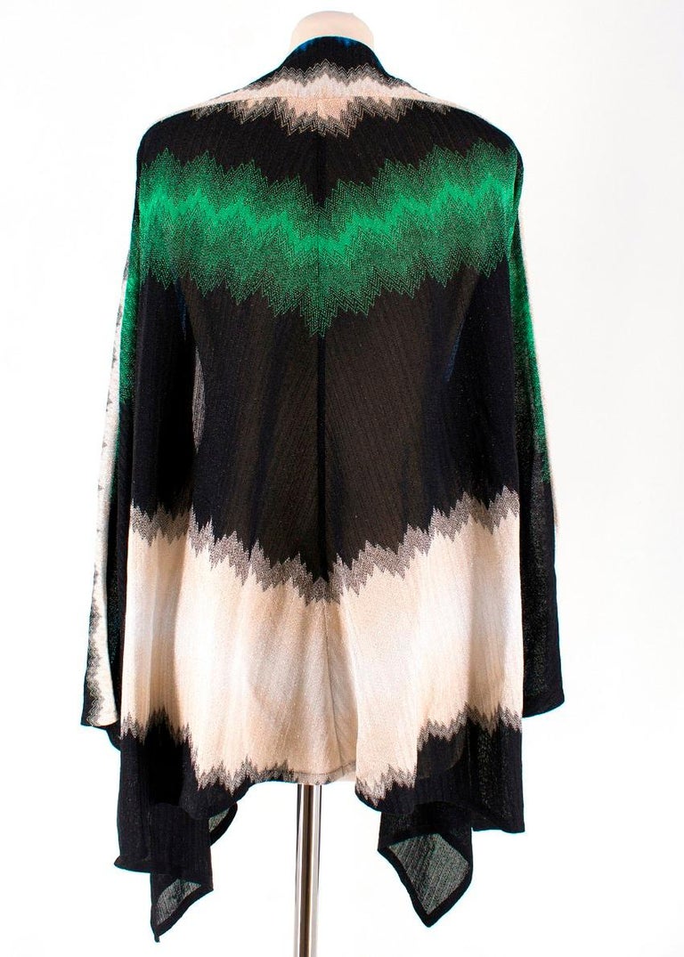 Missoni Metallic Knit Cape US 6 at 1stDibs