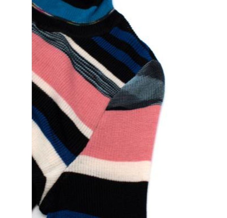 Missoni Multicoloured Striped Knit Jumper For Sale at 1stDibs