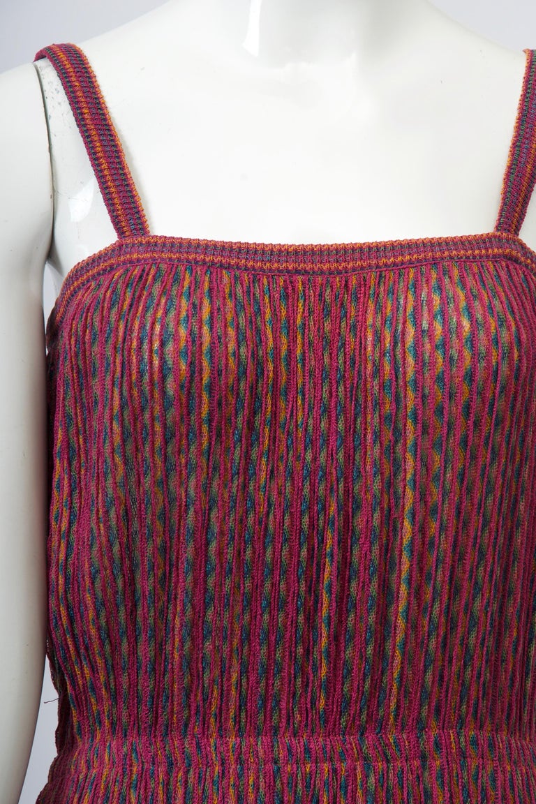 Missoni Raspberry Sundress For Sale at 1stDibs