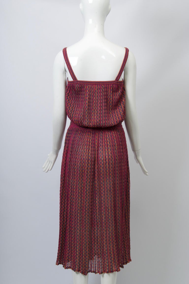Missoni Raspberry Sundress For Sale at 1stDibs