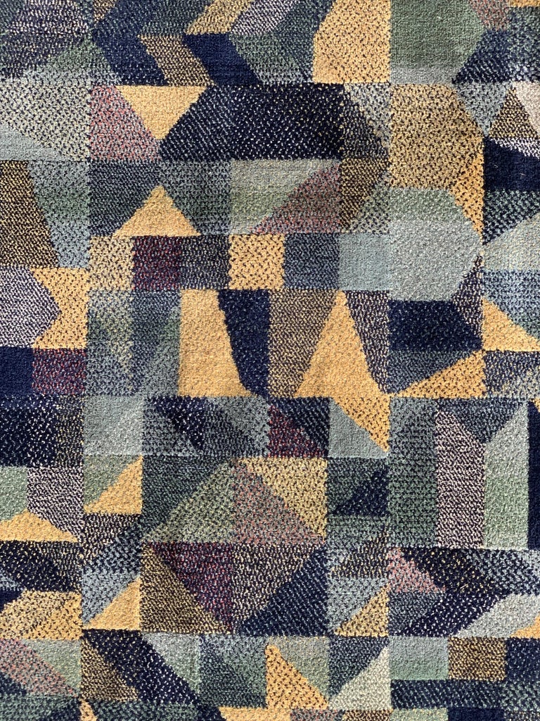 Missoni Rug Stratos Range Geometric Multi-Color Design, circa 1980s at ...