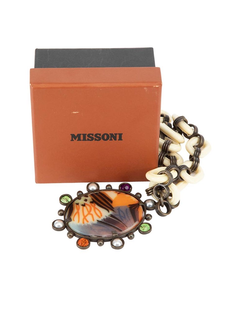 Missoni Women's Oversized Pendant Necklace For Sale at 1stDibs
