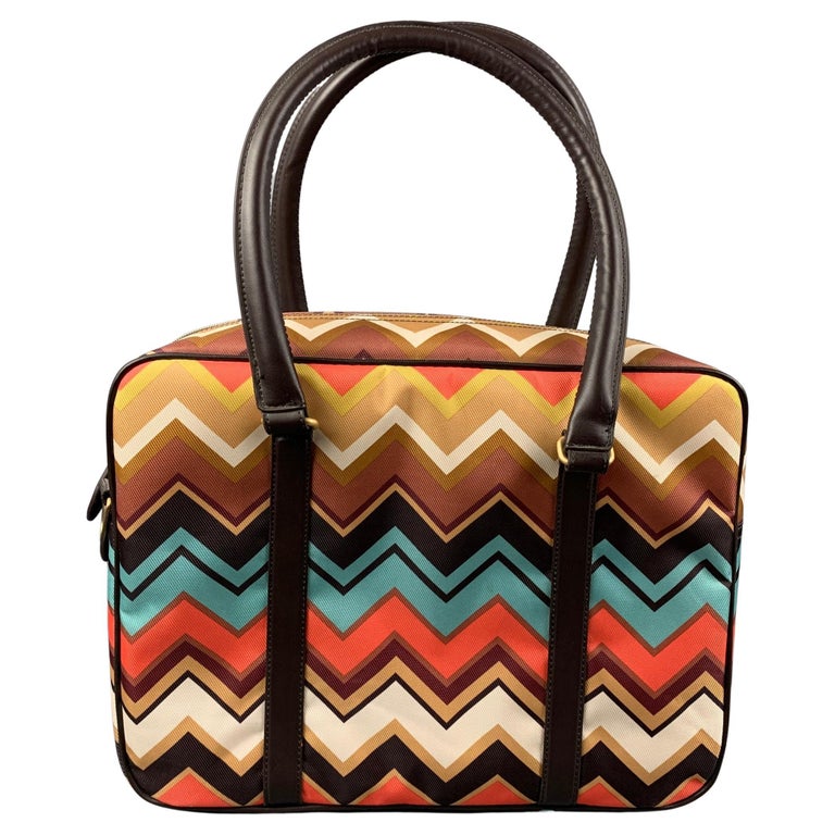 MISSONI x Target Multi-Color Chevron Polyester Tote Bag at 1stDibs