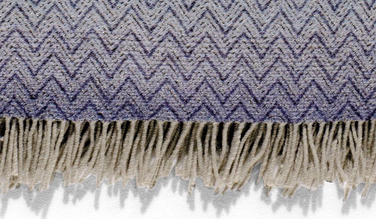Missoni Home Pascal Throw in Multi-Color Blue and Beige Gradient ...