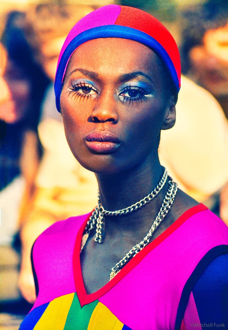 Mitchell Funk - Hippie Girl, Bethesda Fountain For Sale at 1stDibs