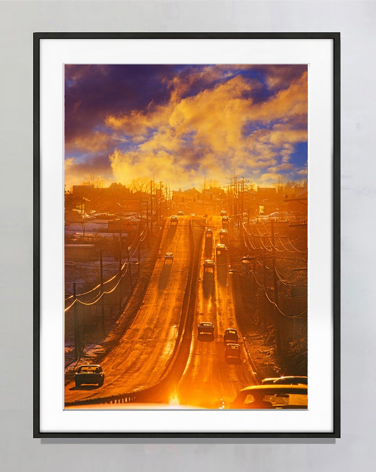 Mitchell Funk - Golden Light on 1970s Road - Street Photography ...